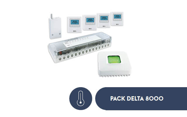 Delta 8000, solución de regulación multizona - Delta Dore